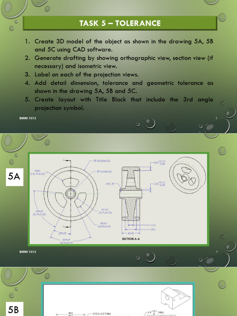 Task 5 - Tolerance | PDF | Technology & Engineering