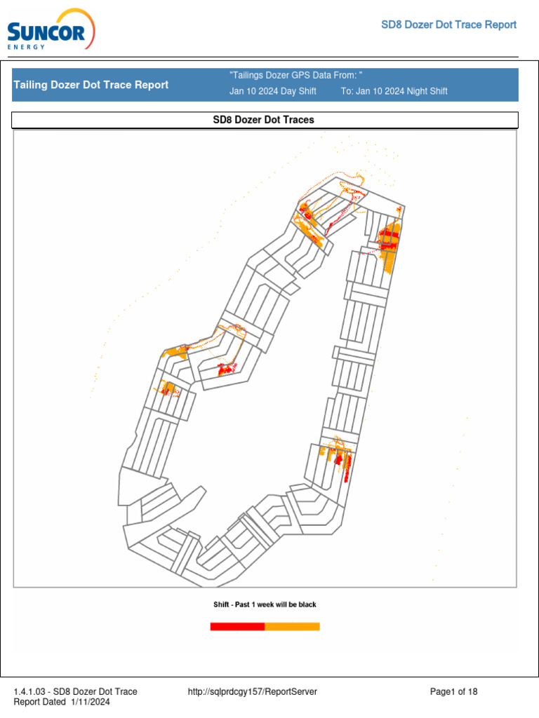 1.4.1.03 - SD8 Dozer Dot Trace Report | PDF