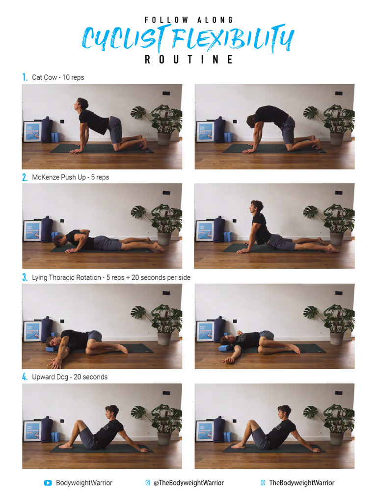 Cyclist Flexibility Routine | PDF