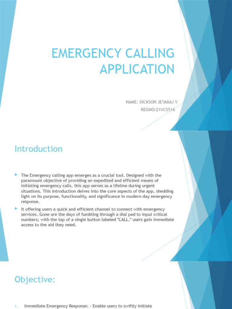 Emergency Calling App Overview | PDF | Mobile App | Xml