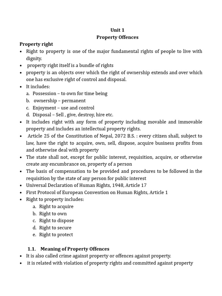 Unit 1 | PDF | Social Science | Law