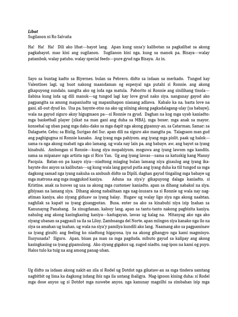 Libat Source Text | PDF