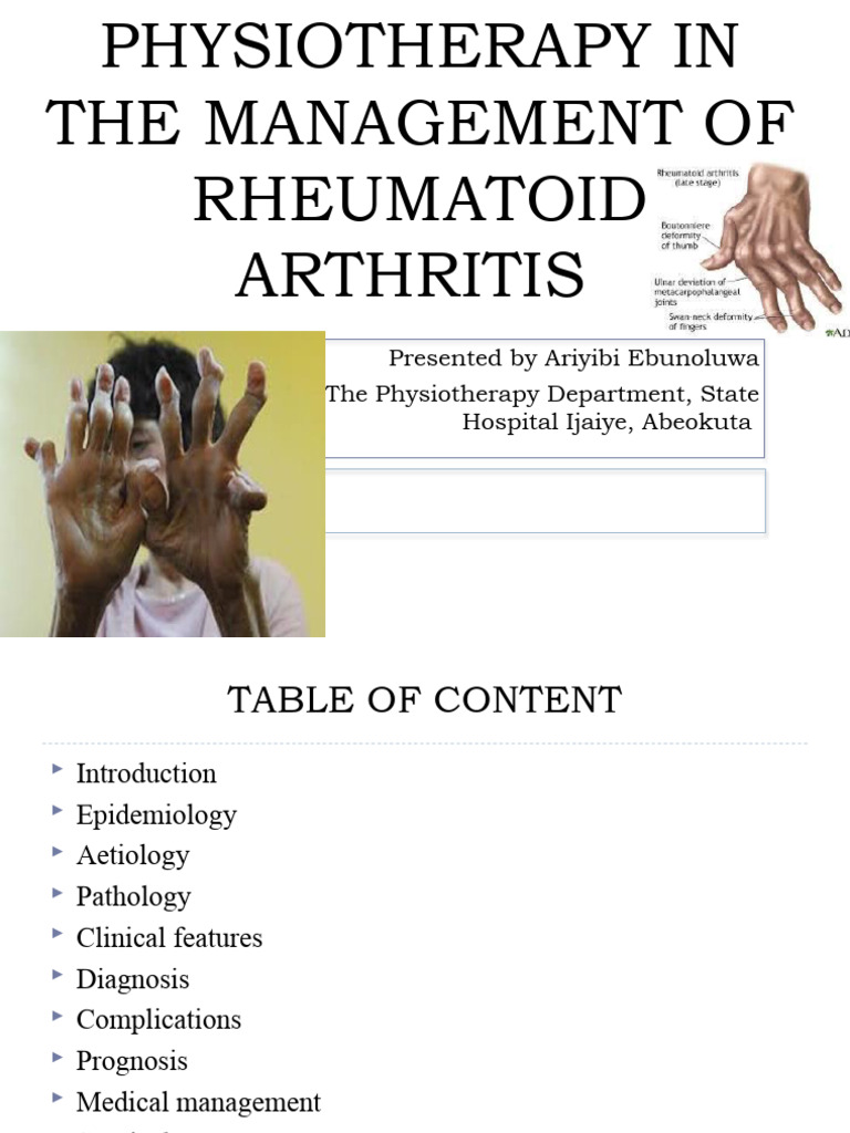 Rheumatoid Arthritis Pdf Rheumatoid Arthritis Arthritis