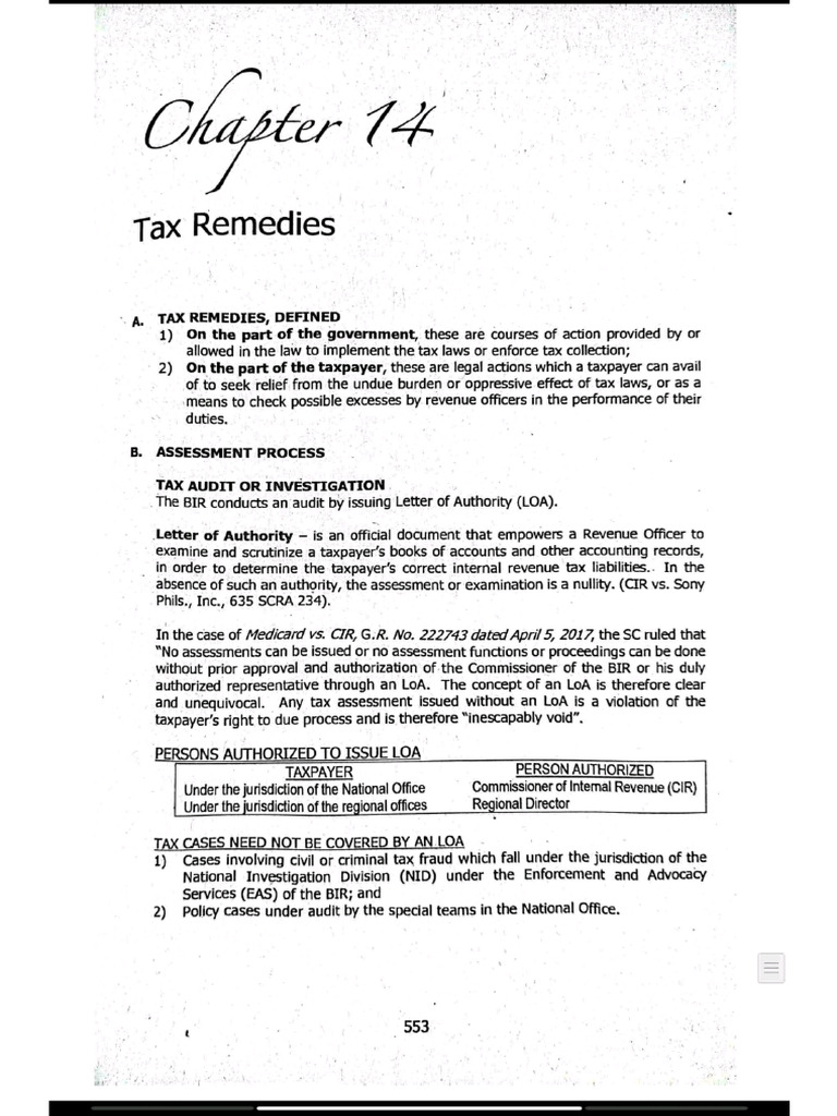 Tax Remidies | PDF