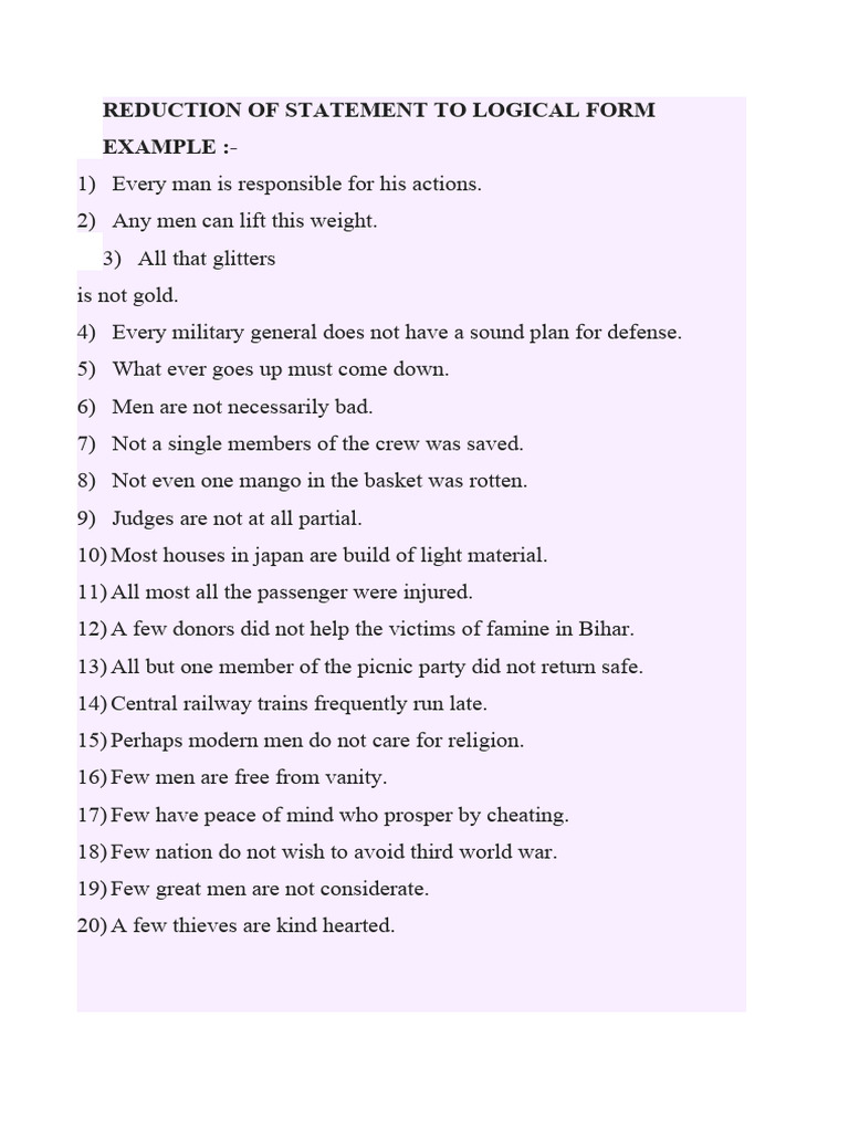 Logic Sums | PDF | Logic | Proposition