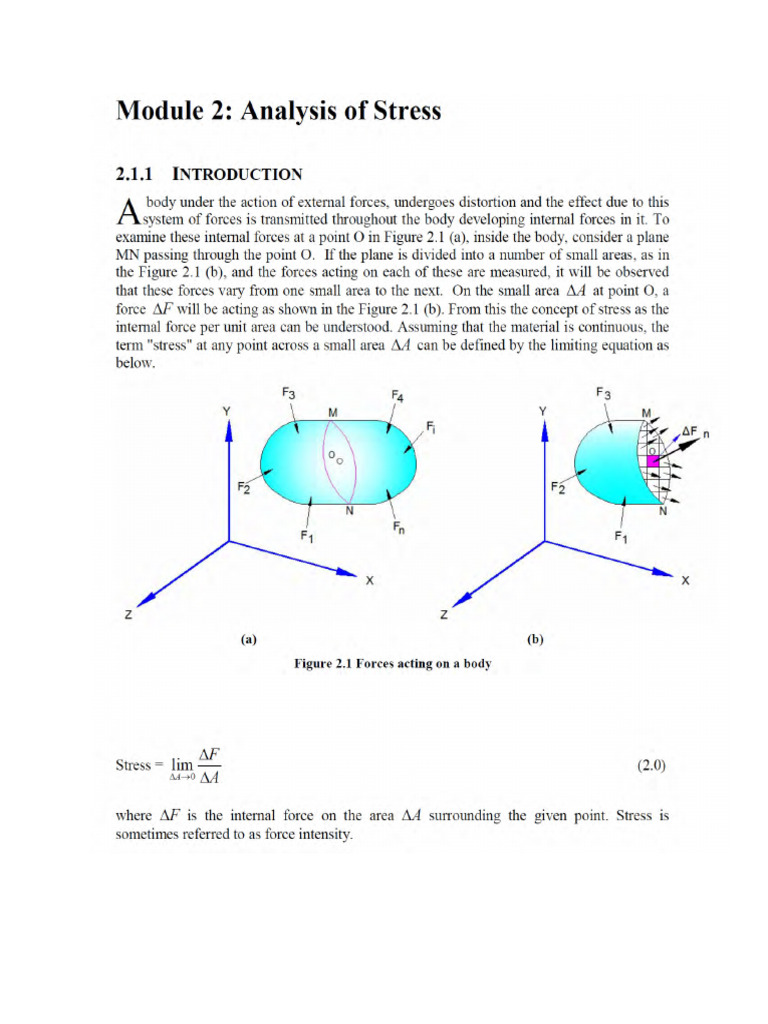 Quiz 1 3D Stress Merged Files AMOM | PDF
