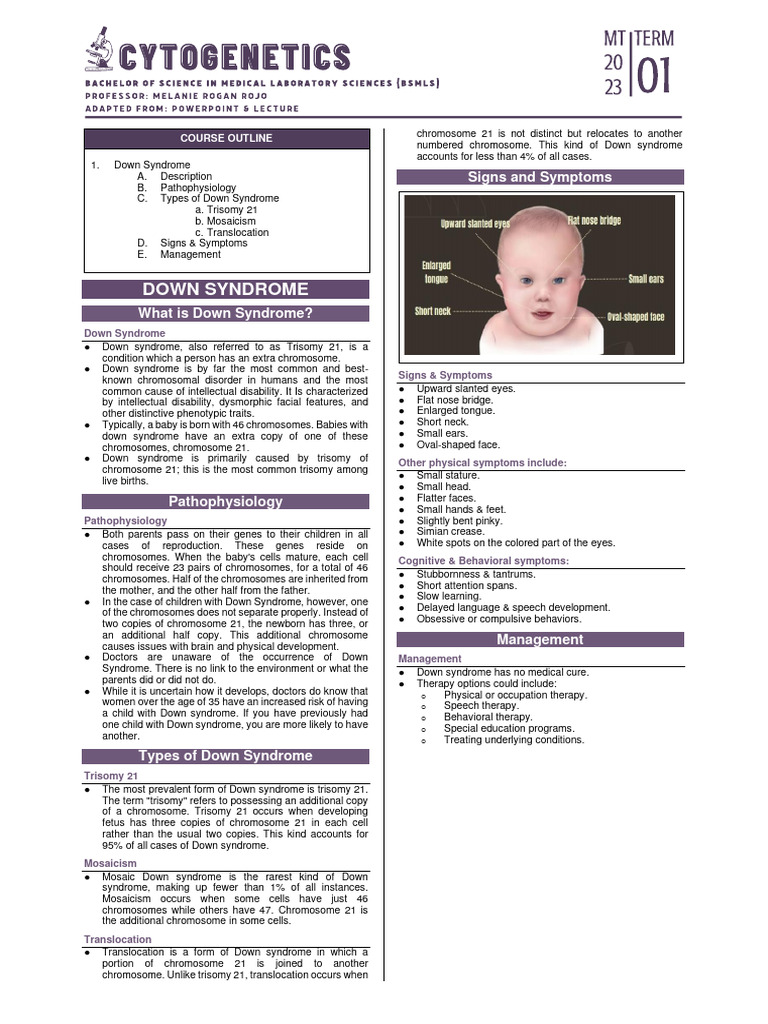 Down Syndrome | PDF | Down Syndrome | Genetic Disorder
