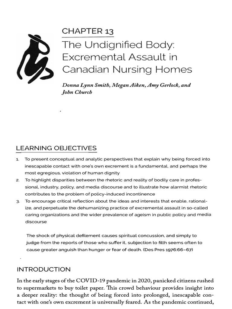 CH 13. Body-Studies-Canada The Undignified Body... | PDF | Nursing ...