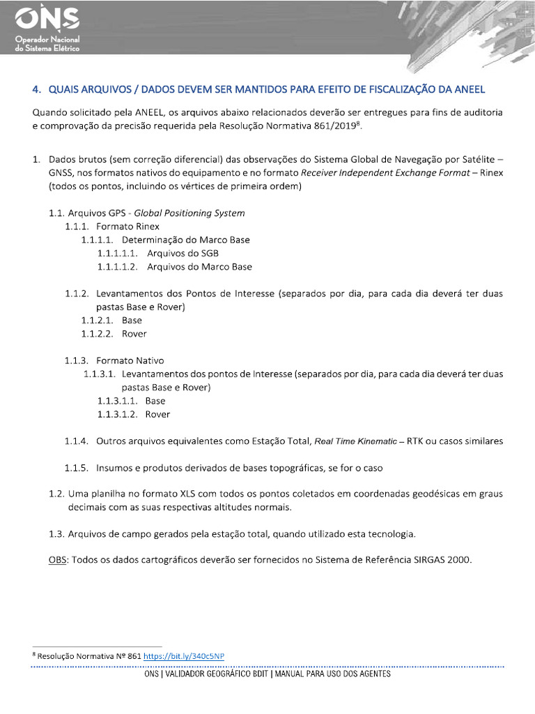 Documentos Para Fiscalização Aneel Pdf