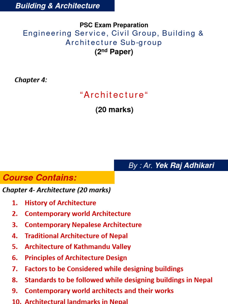Architecture Exam Prep Guide | PDF | Architectural Design | Architecture