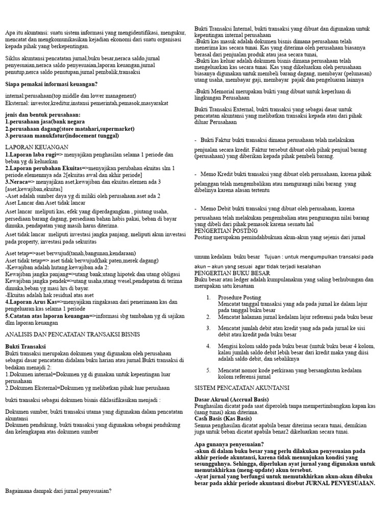 Panduan Lengkap Akuntansi Dasar | PDF