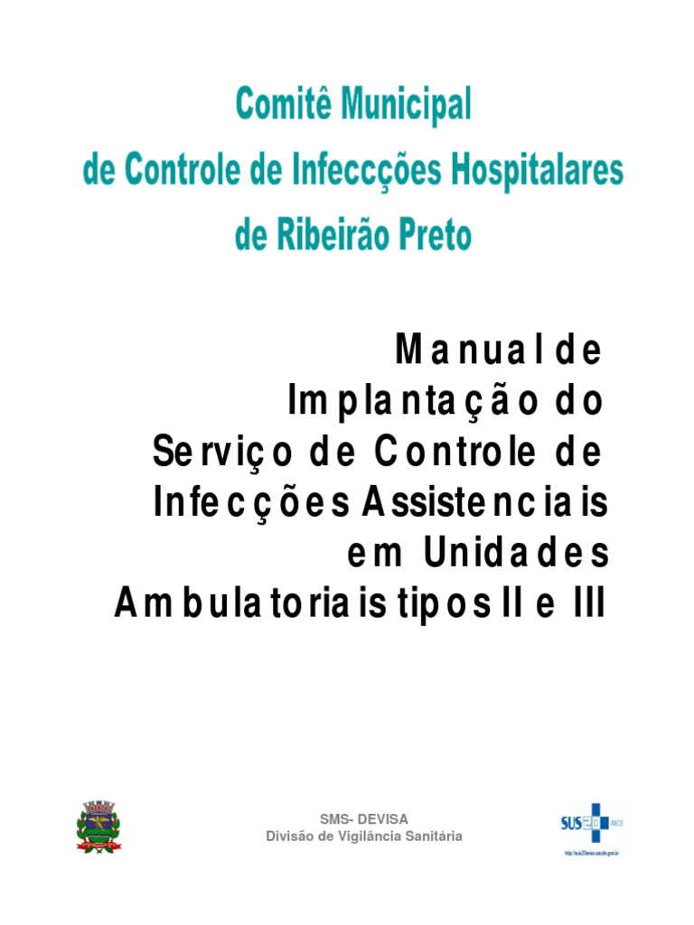 Ic-Manual Implantacao Servico Controle Infeccoes | PDF | Infecção ...