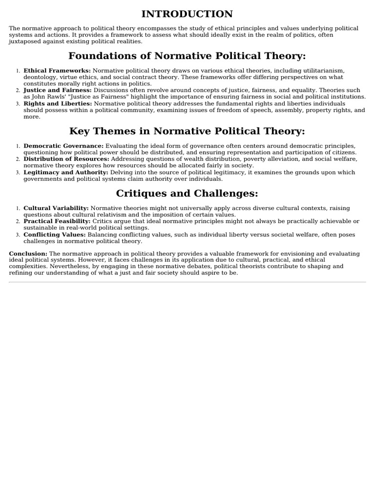 Normative Approach | PDF | Justice | Crime & Violence