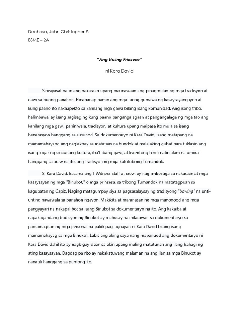 Dechosa - Activity 2 | PDF