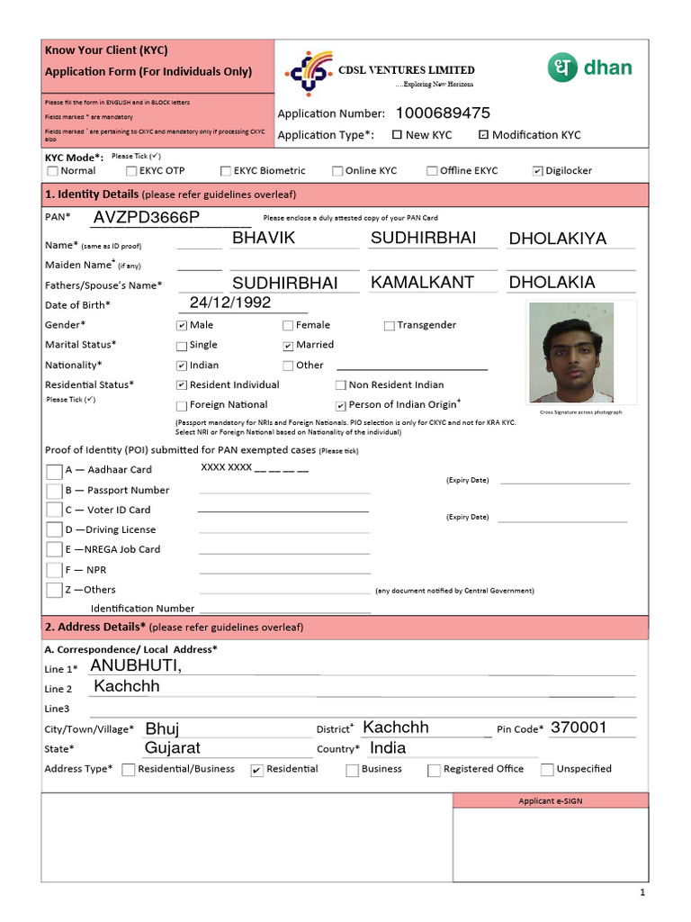 Unsigned Kra Modification | PDF | Identity Document | Government