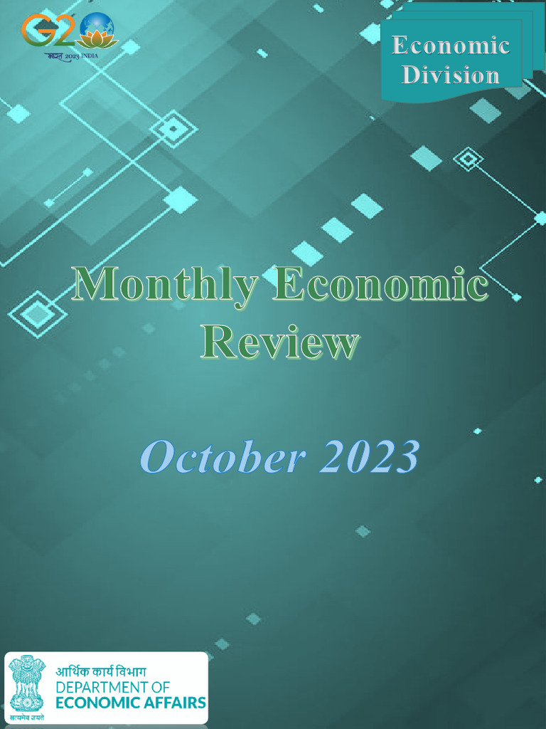 Monthly Economic Review October 2023 | PDF | E Commerce | Inflation