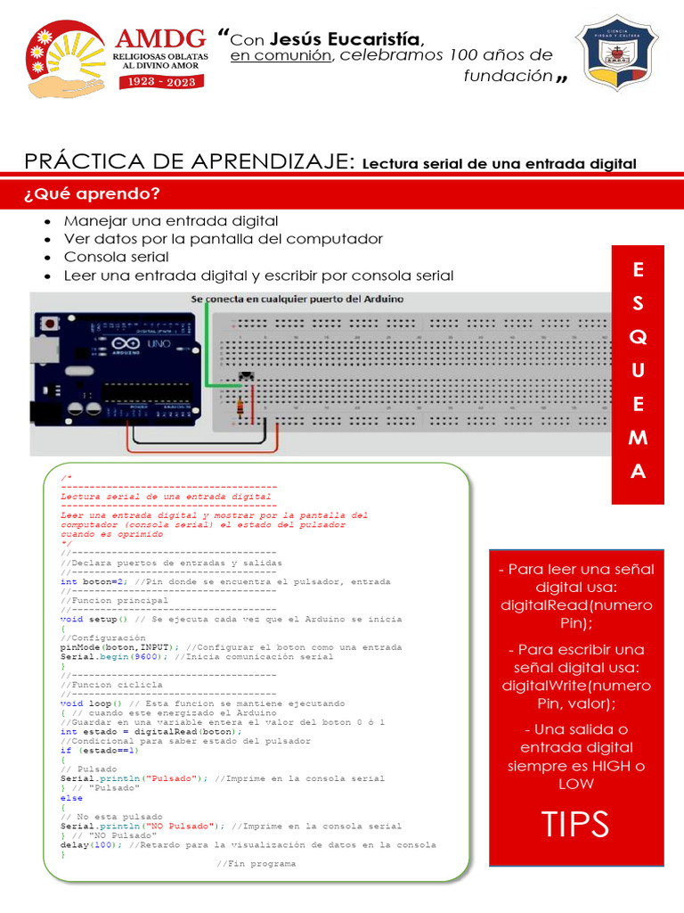 01 Practica Aprendizaje Comunicacion Serial | PDF | Software ...