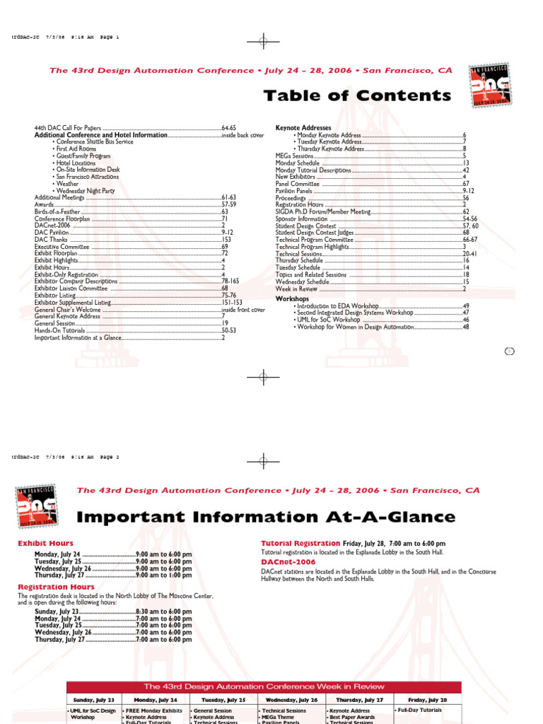 The Forty-Third Design Automation Conference | PDF | Electronic Design ...