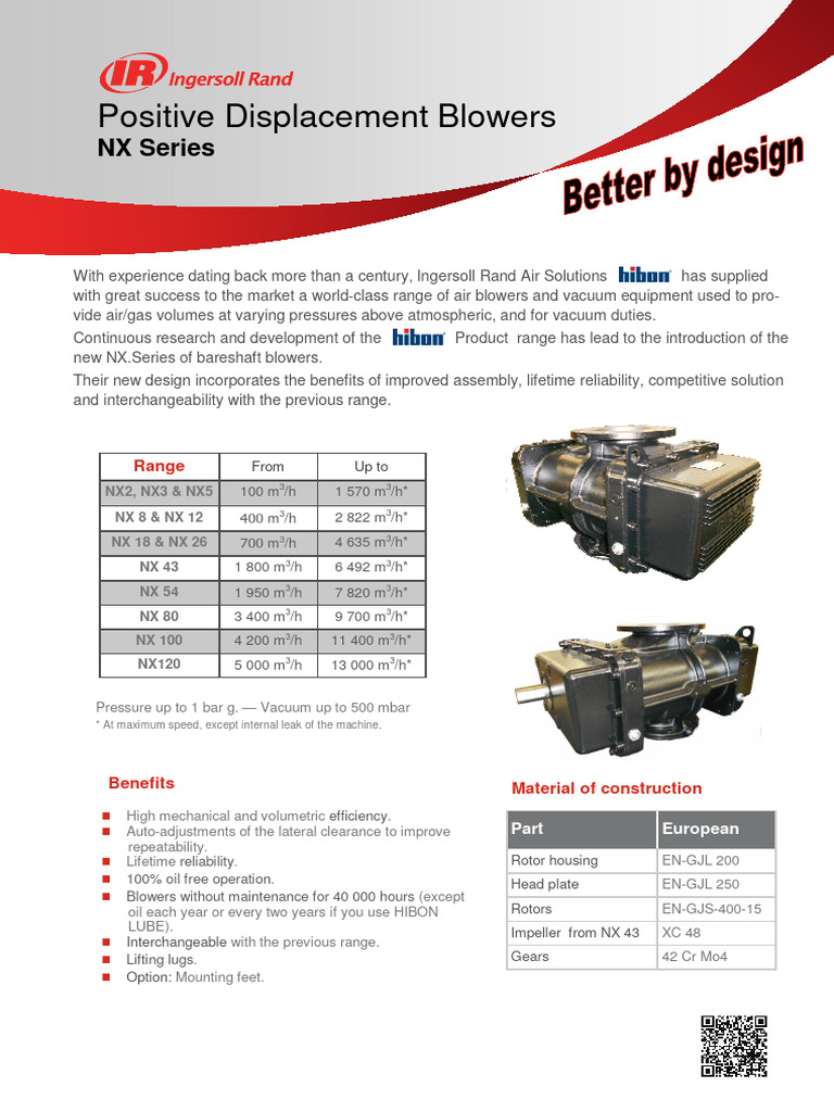 Hibon NX Serisi Blover Kafa Katalogu - Ingilizce | PDF | Bearing ...