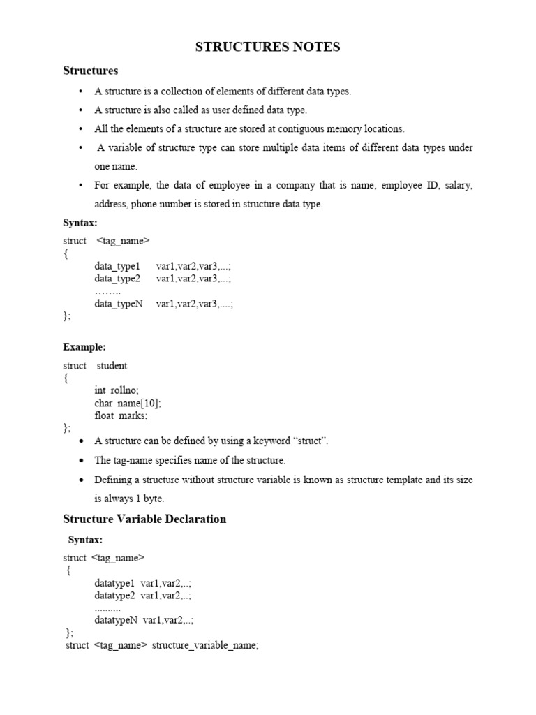 Structures Notes | PDF | Mathematical Logic | Computer Engineering