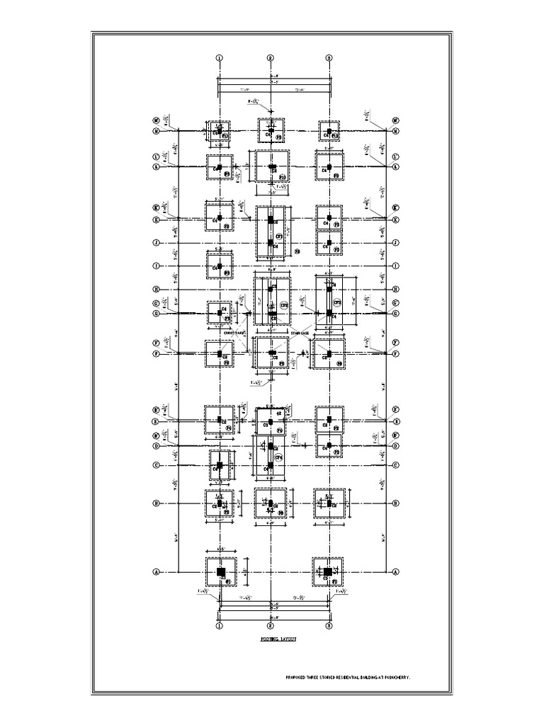 Footing Layout | PDF