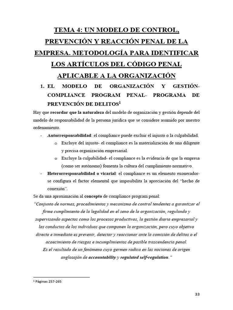 Compliance 2 | PDF | Derecho penal | Riesgo