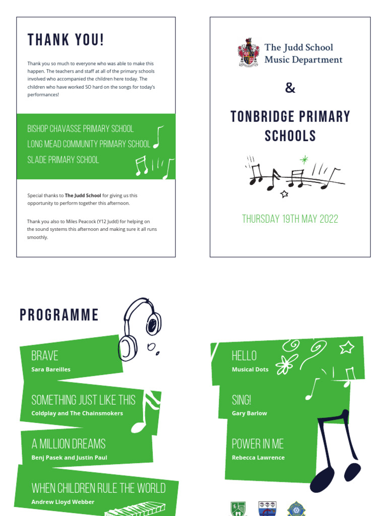 Music Event - Handouts | PDF