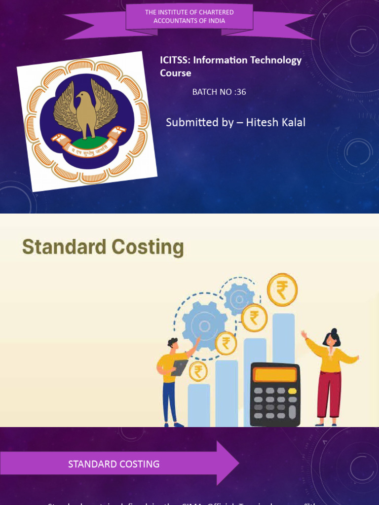 Standard Costing | PDF | Profit (Economics) | Inventory