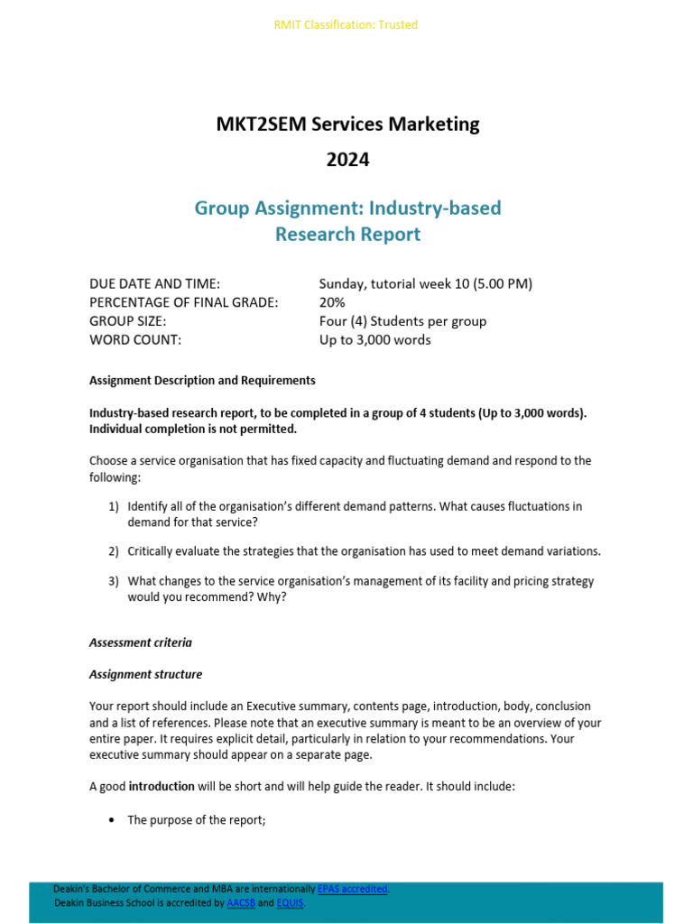 Group Assignment Guide | PDF