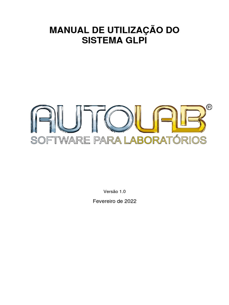 Manual de Utilização Do Sistema Glpi | PDF | Programas | Ciência da ...