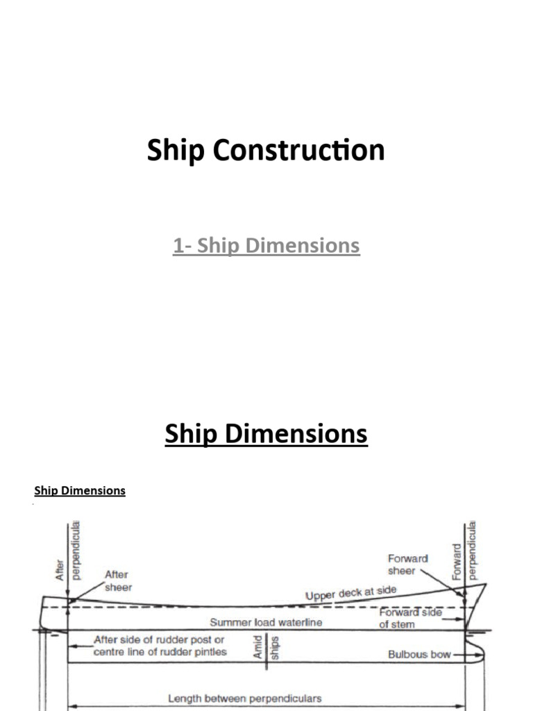 Ship Construction Final Sept 2019 (Autosaved) | PDF | Bending | Ships