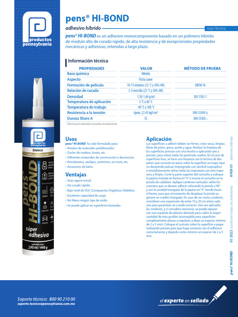 Hibond | PDF | Adhesivo | Hormigón