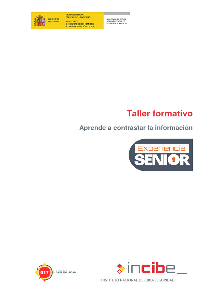 GUIA DOCENTE Taller Aprende A Contrastar La Información | PDF ...