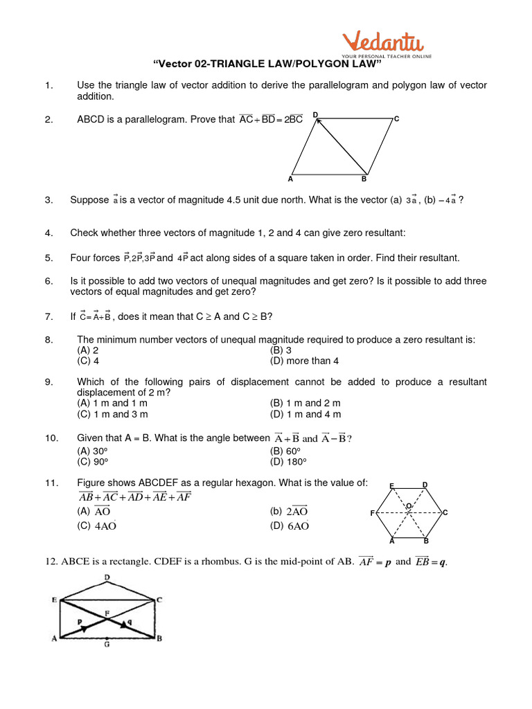 Vector 2-Triangle Law - Reviewed | PDF | Euclidean Vector | Norm (Mathematics)