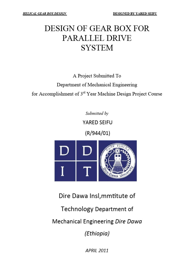 Gear Design Project II | PDF | Computers