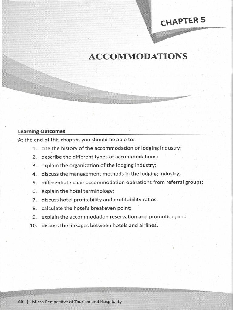 Ch5 Accommodations | PDF