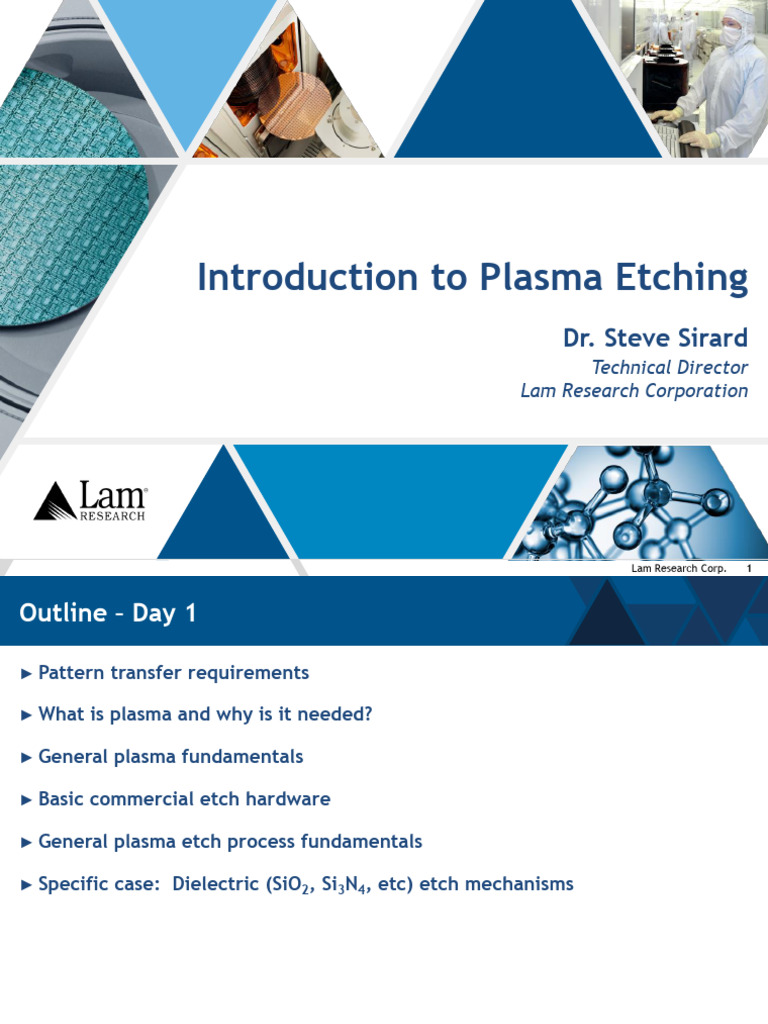 Plasma Etching Introduction | PDF | Plasma (Physics) | Photolithography