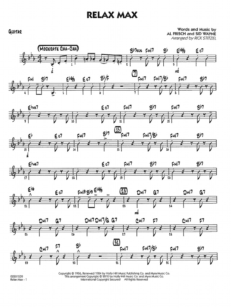 RelaxMax. Guitar | PDF