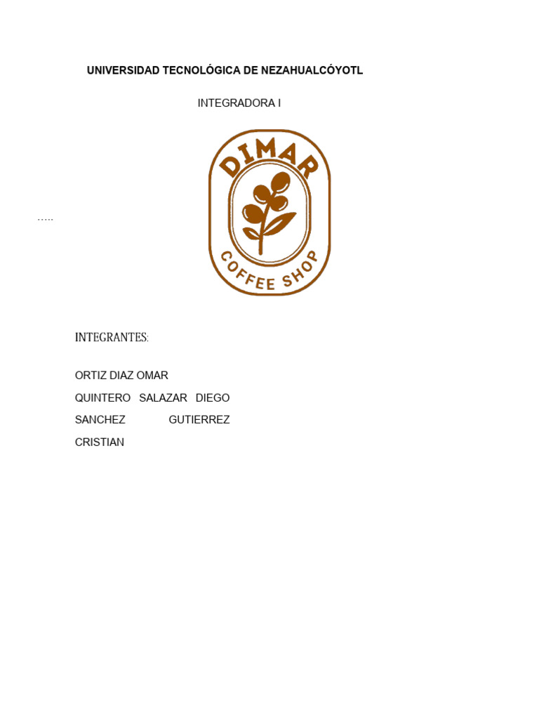 Dimar Café | PDF | Software | Ingeniería de software Dimar Café | PDF | Software | Ingeniería de software