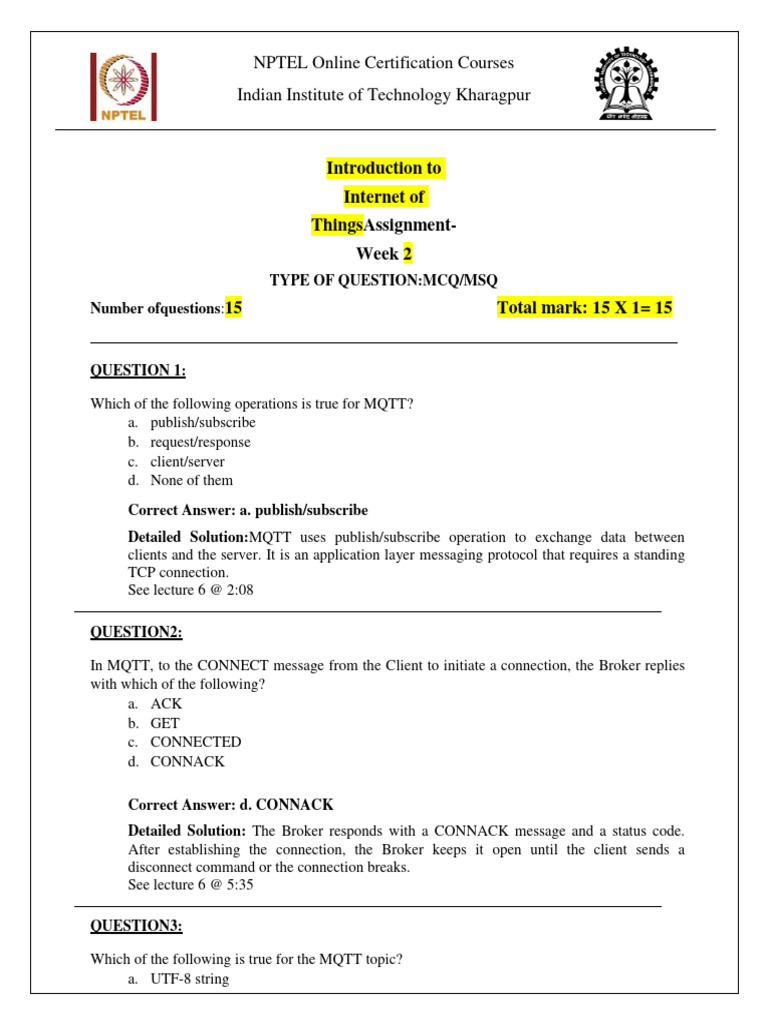 Assignment-2 Solution | PDF