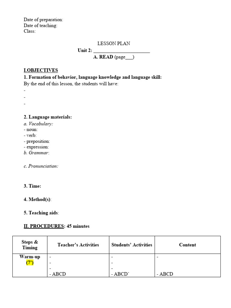 Lesson Plan Task 3 | PDF | Lesson Plan | Communication