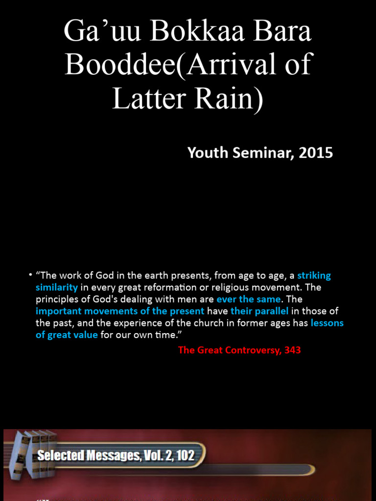 Ga'uu Bokkaa Bara Booddee | PDF | Religious Belief And Doctrine