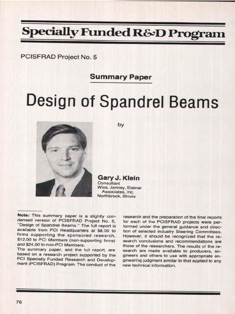 Design of Spandrel Beams | PDF | Beam (Structure) | Bending