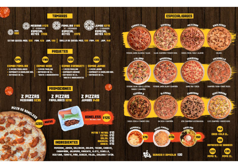 Menu Reyes 2023 Mzo | PDF