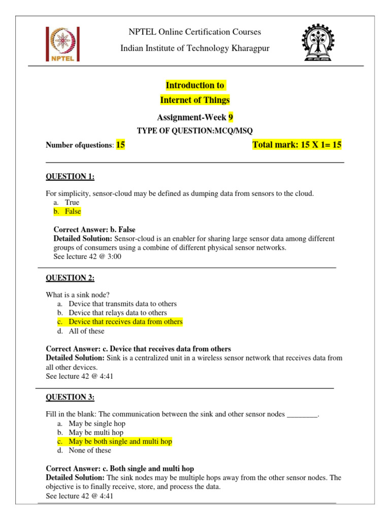 Assignment-W9 Solution | PDF | Cloud Computing | Cache (Computing) Assignment-W9 Solution | PDF | Cloud Computing | Cache (Computing)