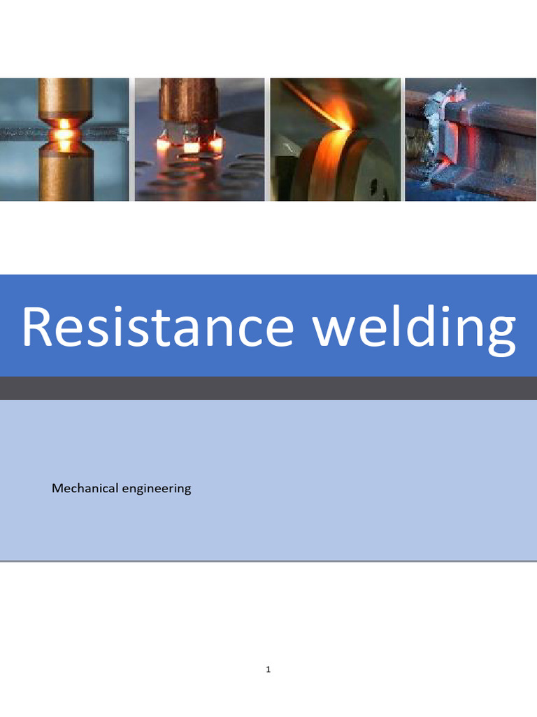 Resistance Welding Report | Download Free PDF | Construction | Welding