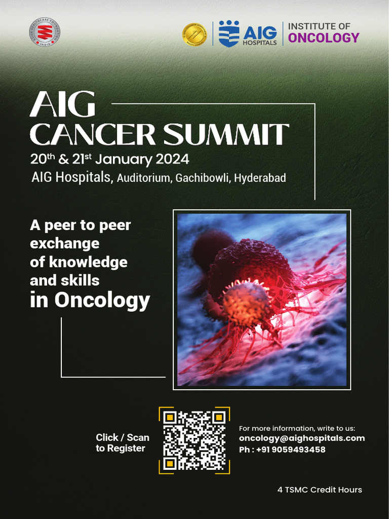 Cancer Summit Brochure Changes | PDF