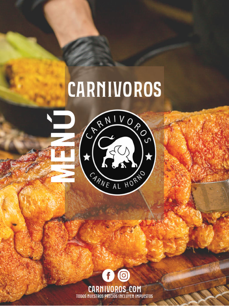 Menú Carnívoros: Delicias a la Parrilla | PDF | Cerdo | Carne de vaca