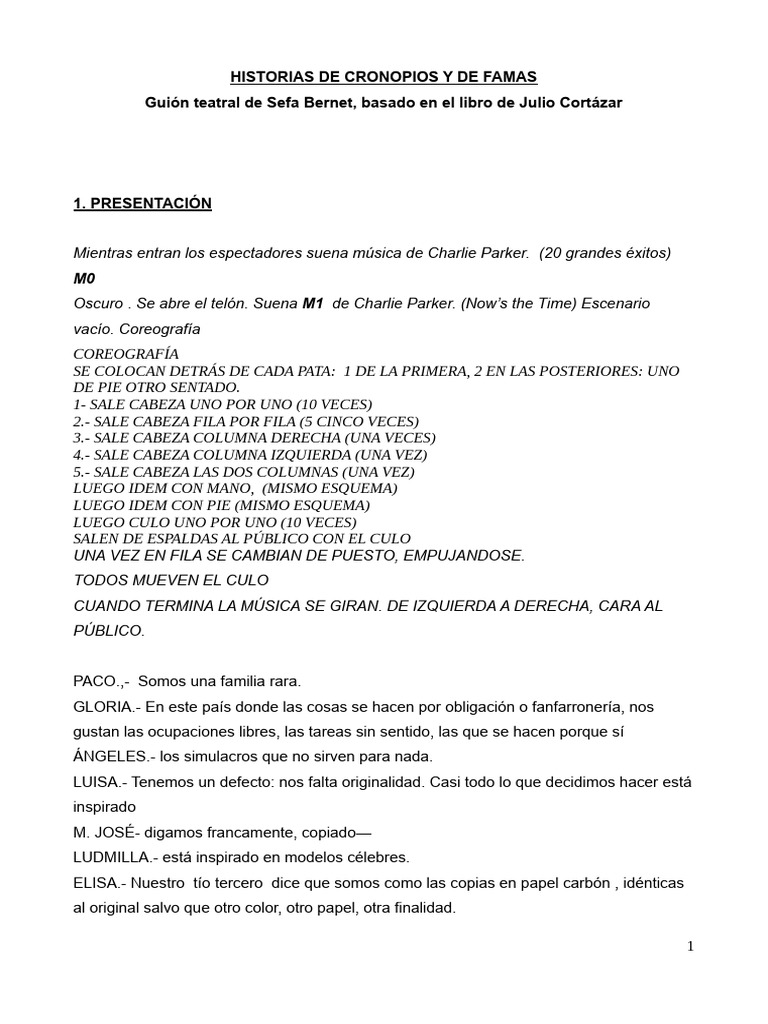 Historias de Cronopios | PDF