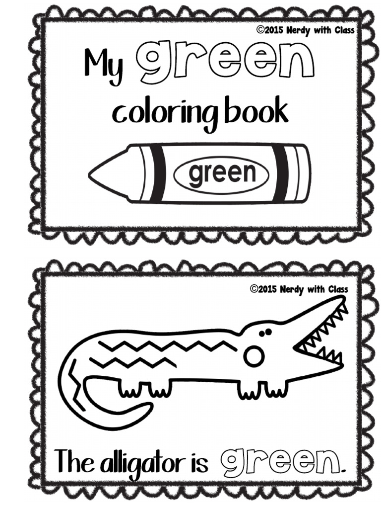 Color Green Book 1 | PDF